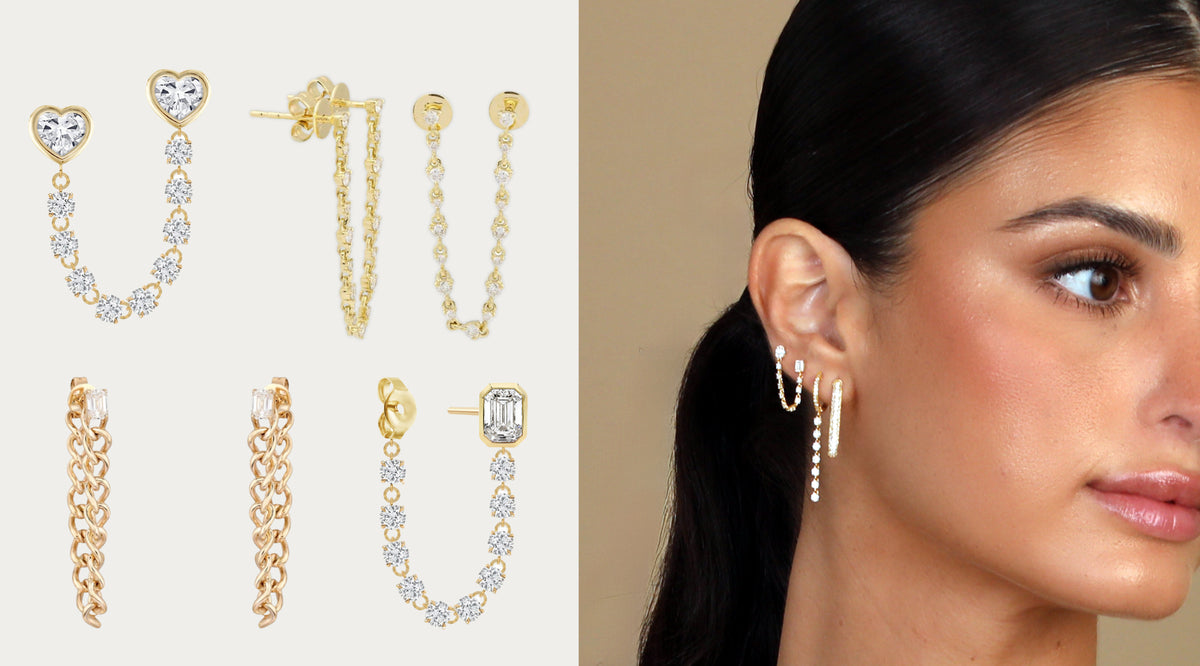 How to Style Diamond Chain Earrings – Alev Jewelry