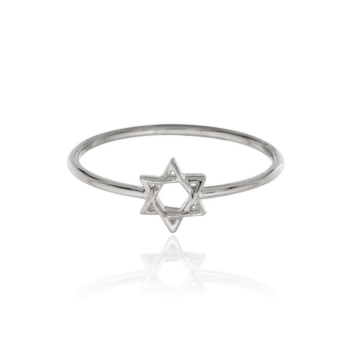 Star Of David Gold Ring – Alev Jewelry