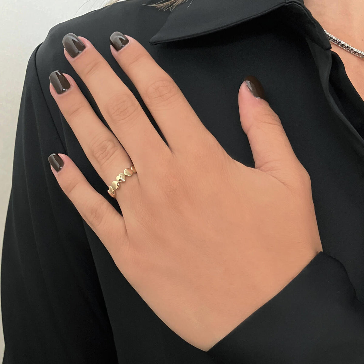 Golden Multi Shape Ring – Alev Jewelry
