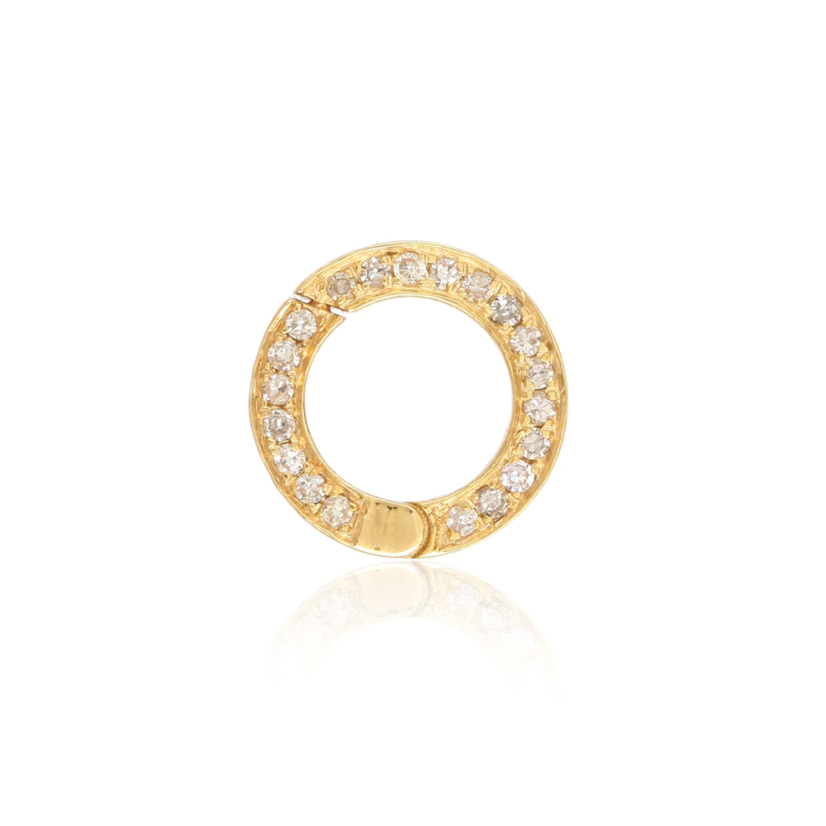 Small Circle Diamond Openable Clasp – Alev Jewelry