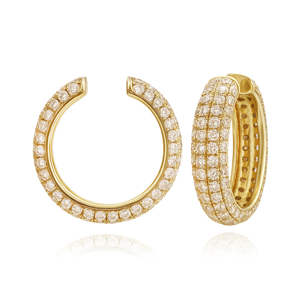 Pave Dome Ear Cuff – Alev Jewelry
