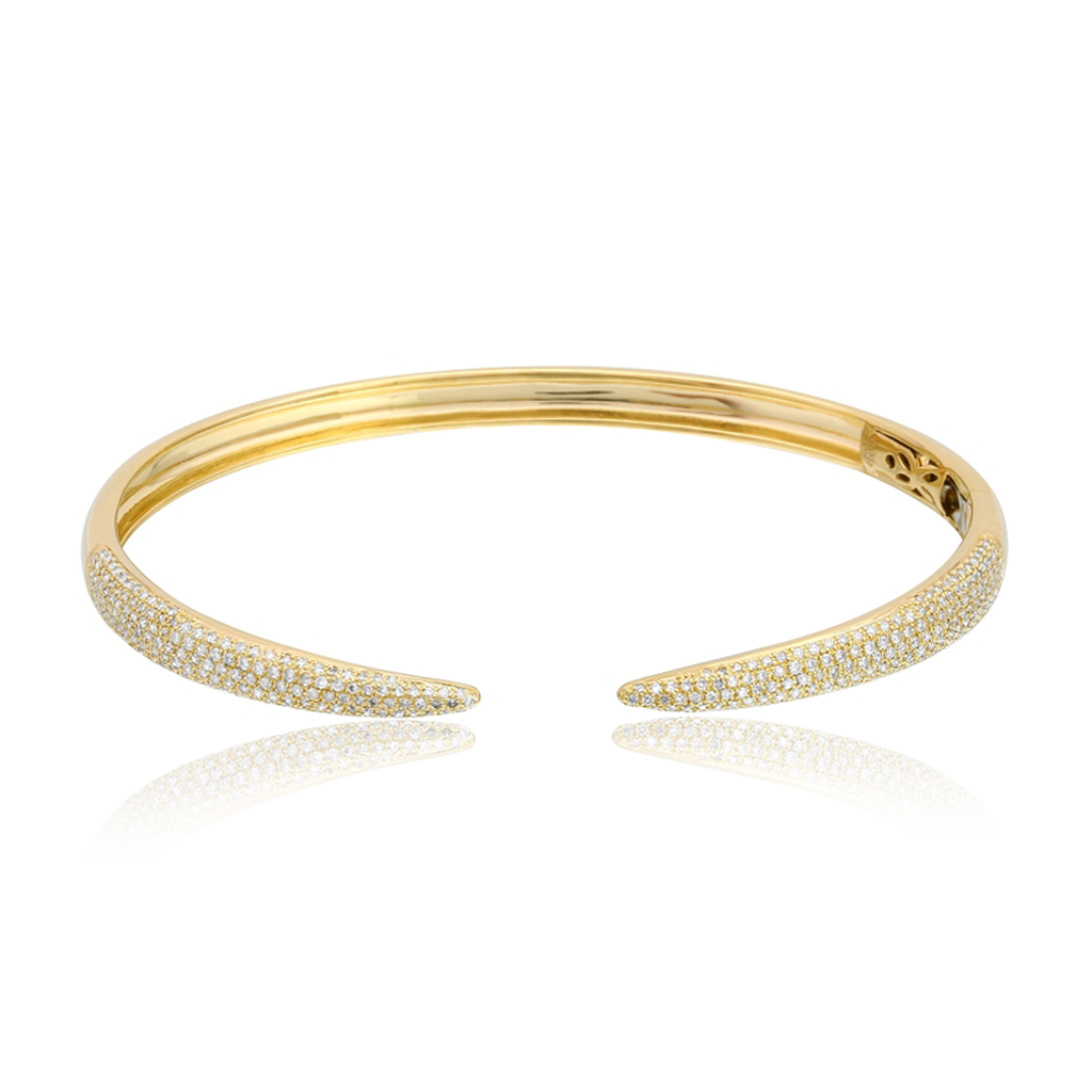Pave Claw Bangle – Alev Jewelry